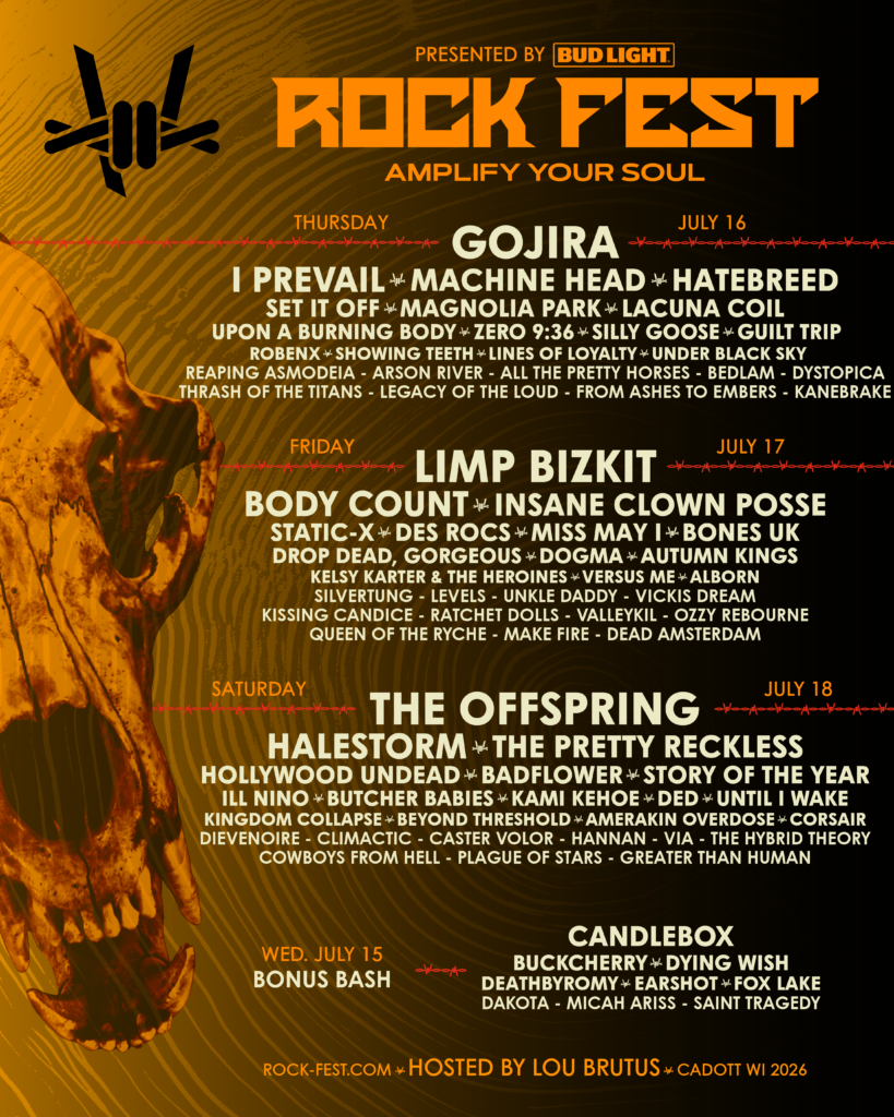 Lineup | The Largest Rock & Camping Event In The U.S.
