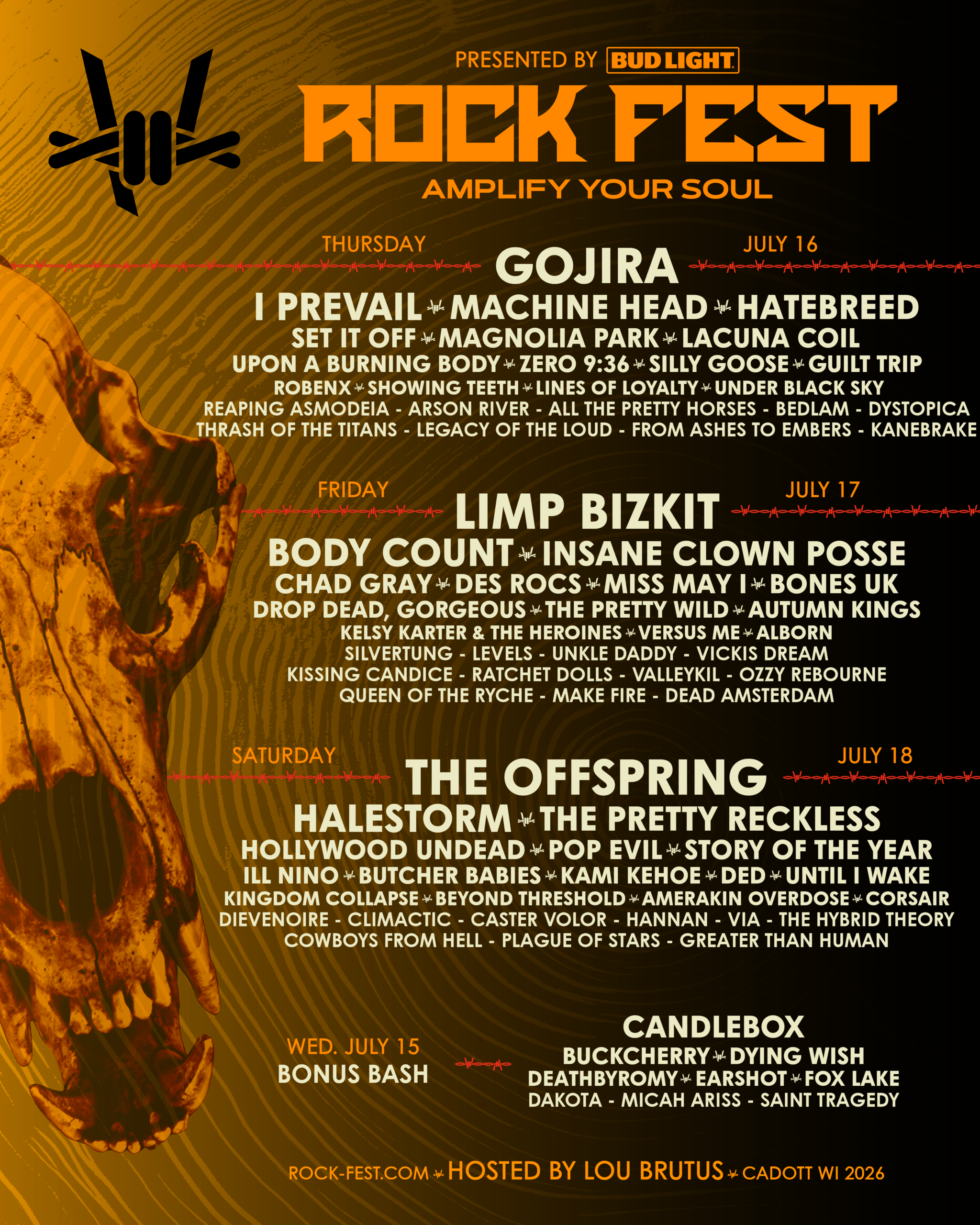 Lineup | The Largest Rock & Camping Event In The U.S.